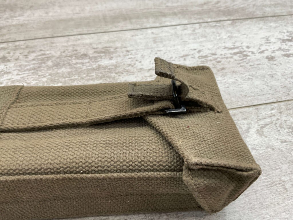 UZI 9MM STEEL ISRAELI 32 ROUND MAGAZINES W/GERMAN CANVAS POUCH #4-01002-DH - Checkpoint Charlie's