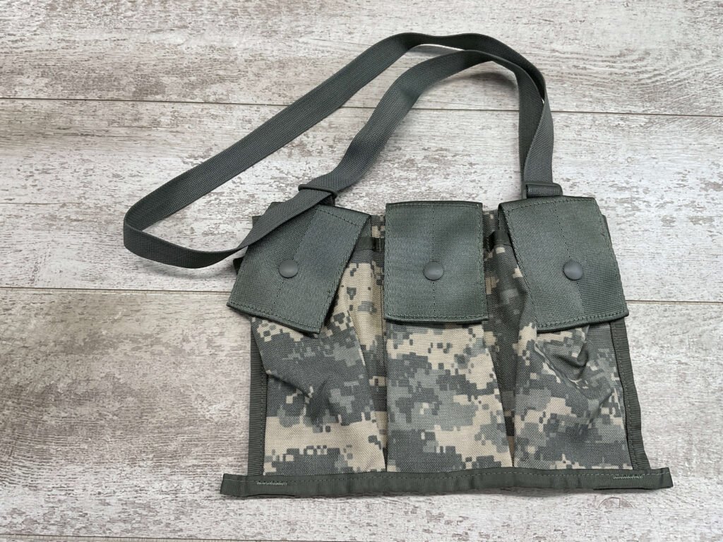 MULTI-CAMO BANDOLIER 3 MAG AMMO POUCH #4-01011-DH - Checkpoint Charlie's