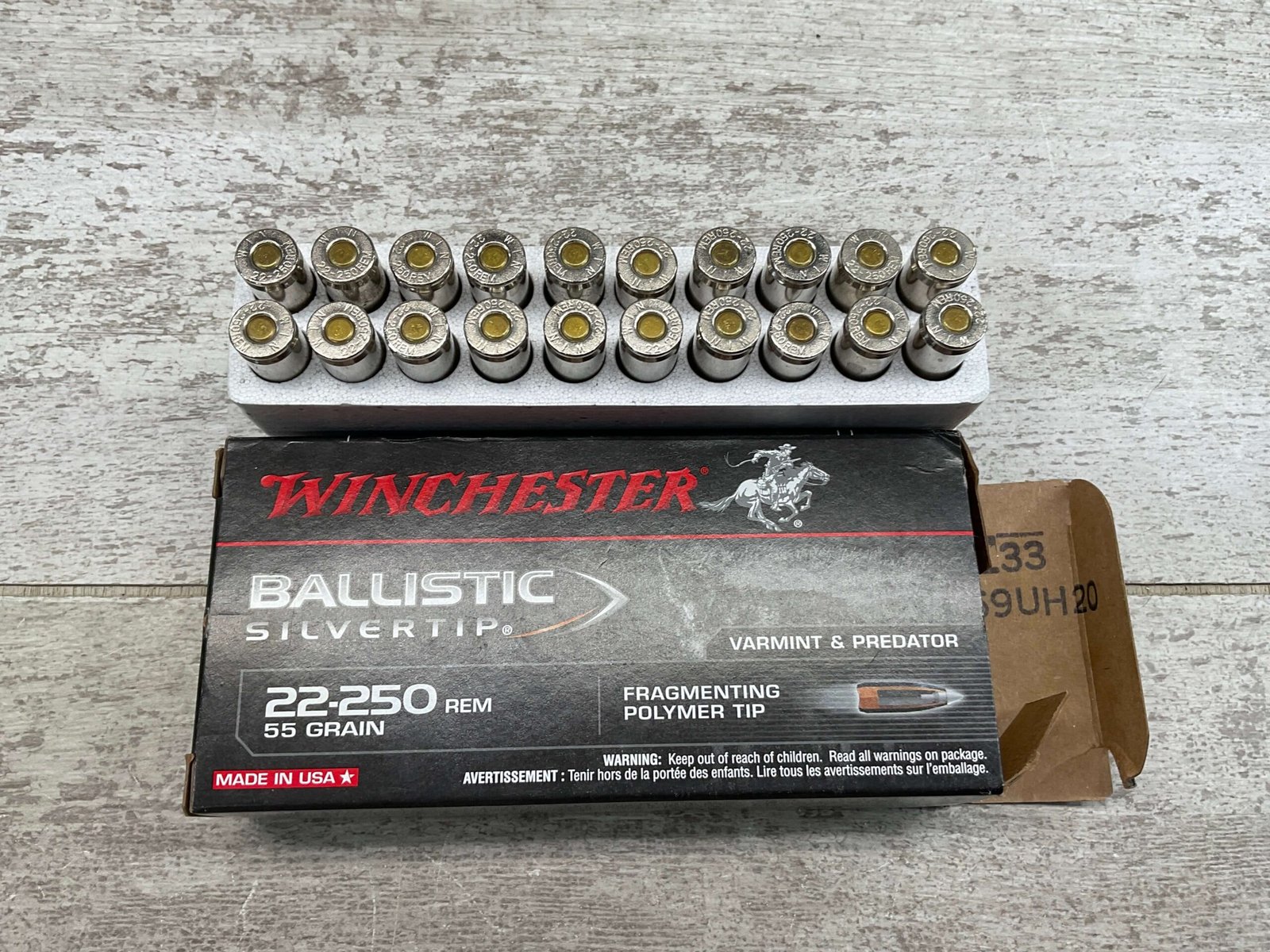 WINCHESTER BALLISTIC SILVERTIP .22-250 REMINGTON 55 GRAIN - Checkpoint ...