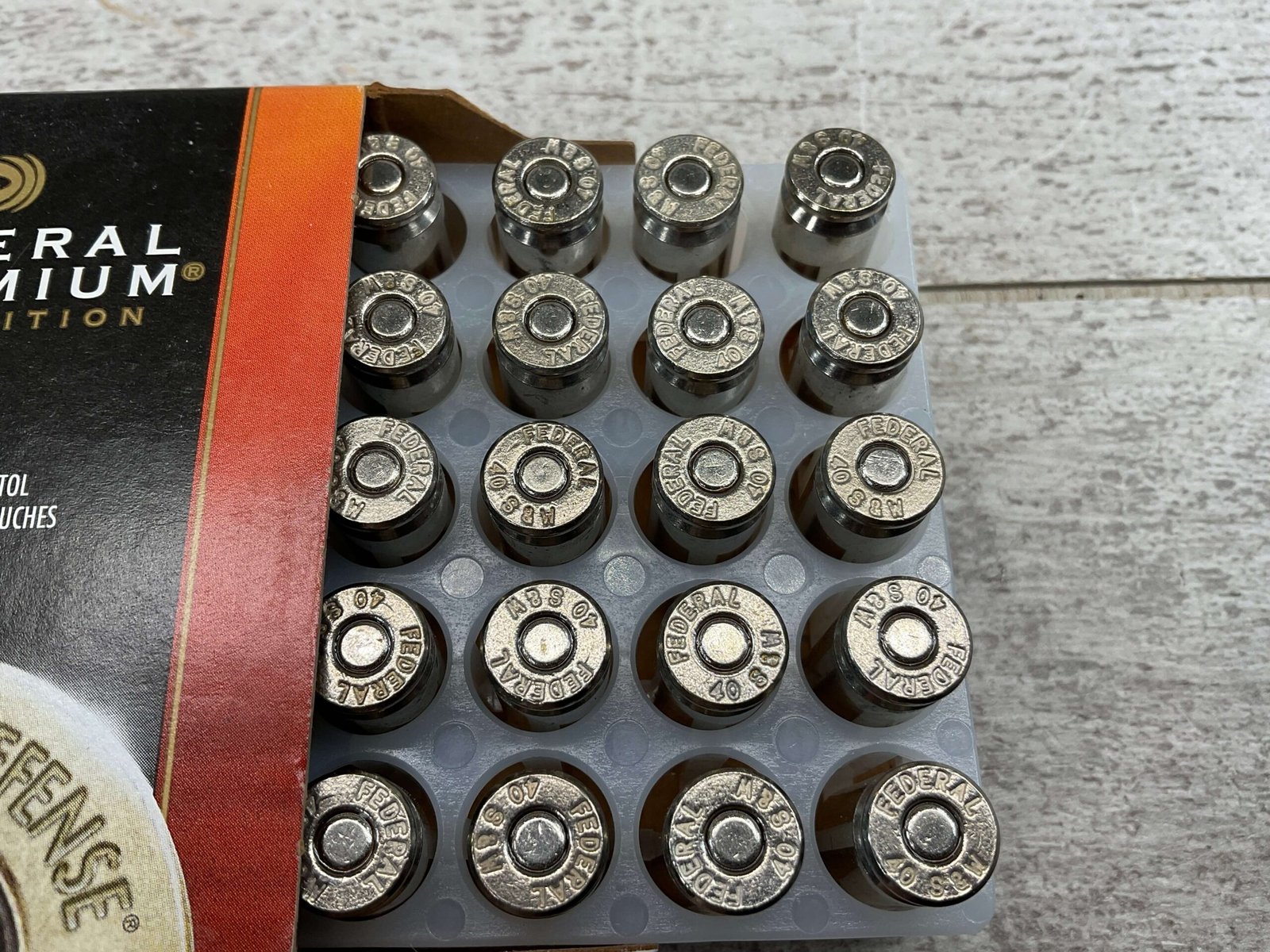 FEDERAL PREMIUM PERSONAL DEFENSE .40 S&W 155 GRAIN AMMO - Checkpoint ...