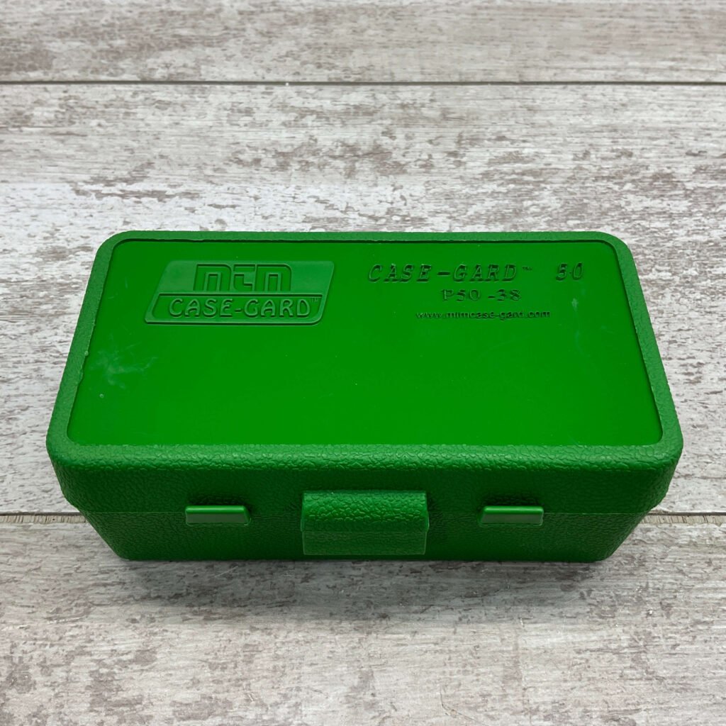 MTM CASE-GUARD P50-38 AMMO BOX 50 ROUNDS FLIP TOP 357, MTP5038 #4-01030 ...