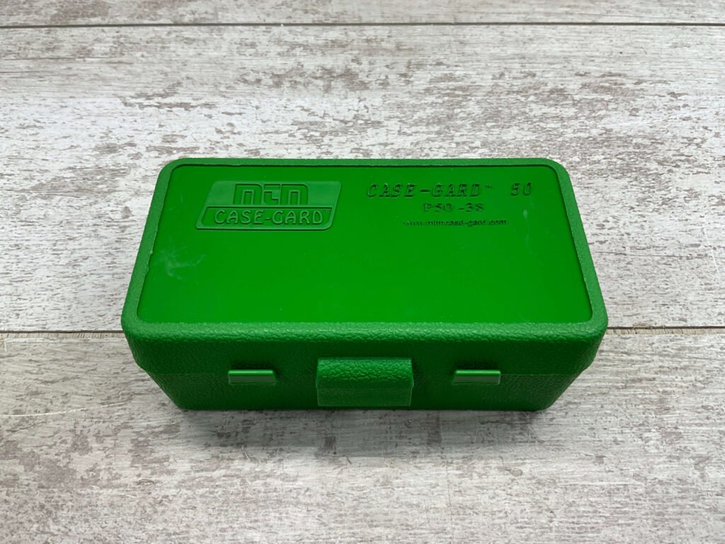 MTM CASE-GUARD P50-38 AMMO BOX 50 ROUNDS FLIP TOP 357, MTP5038 #4-01030 ...