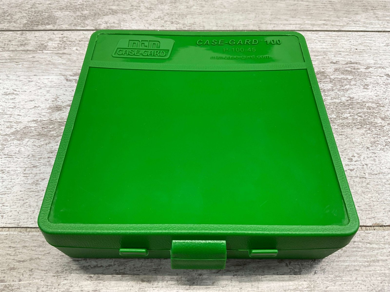MTM CASE-GUARD P-100-45 AMMO BOX 100 ROUNDS FLIP TOP 10MM 45 ACP #4 ...