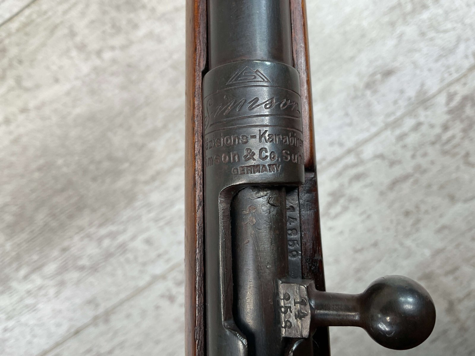 SIMSON & CO. SUHL GERMANY .22LR BOLT ACTION RIFLE, SCARCE - Checkpoint ...