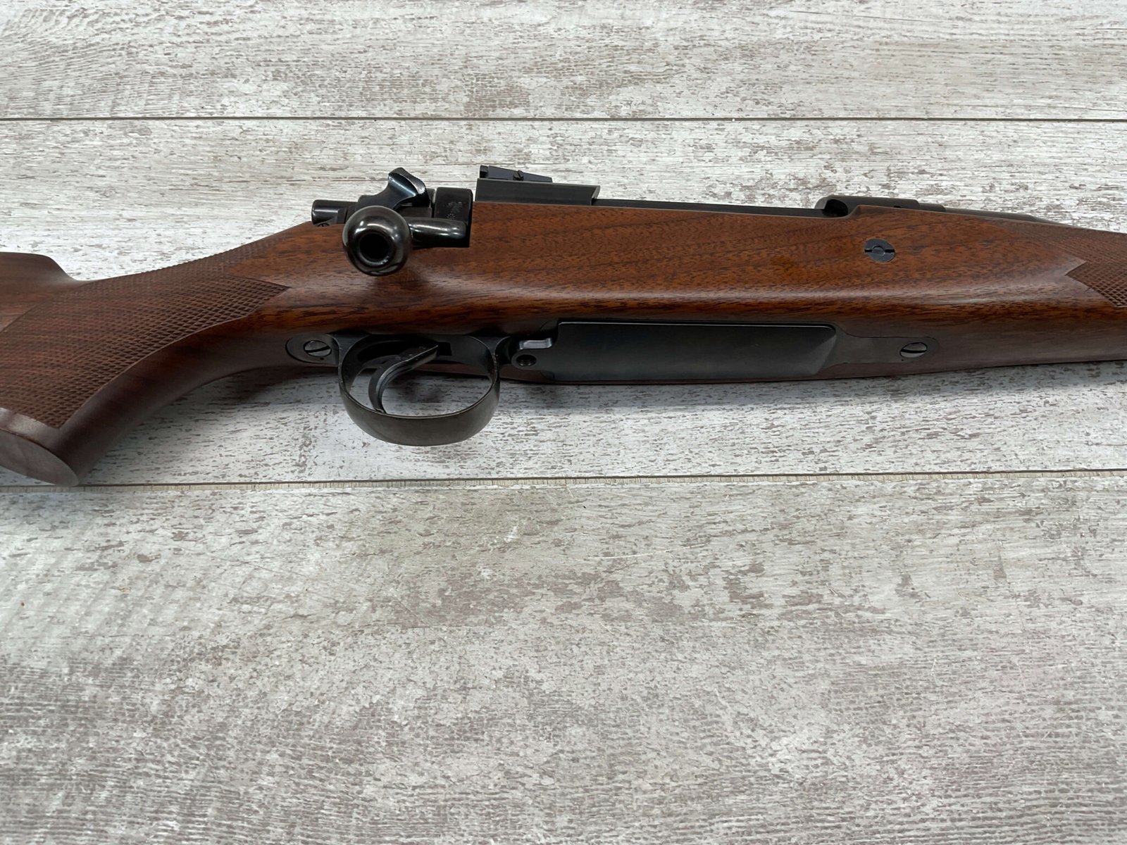 ENFIELD 1917 .303 CALIBER BRITISH SPORTERIZED BOLT ACTION RIFLE, MINTY ...