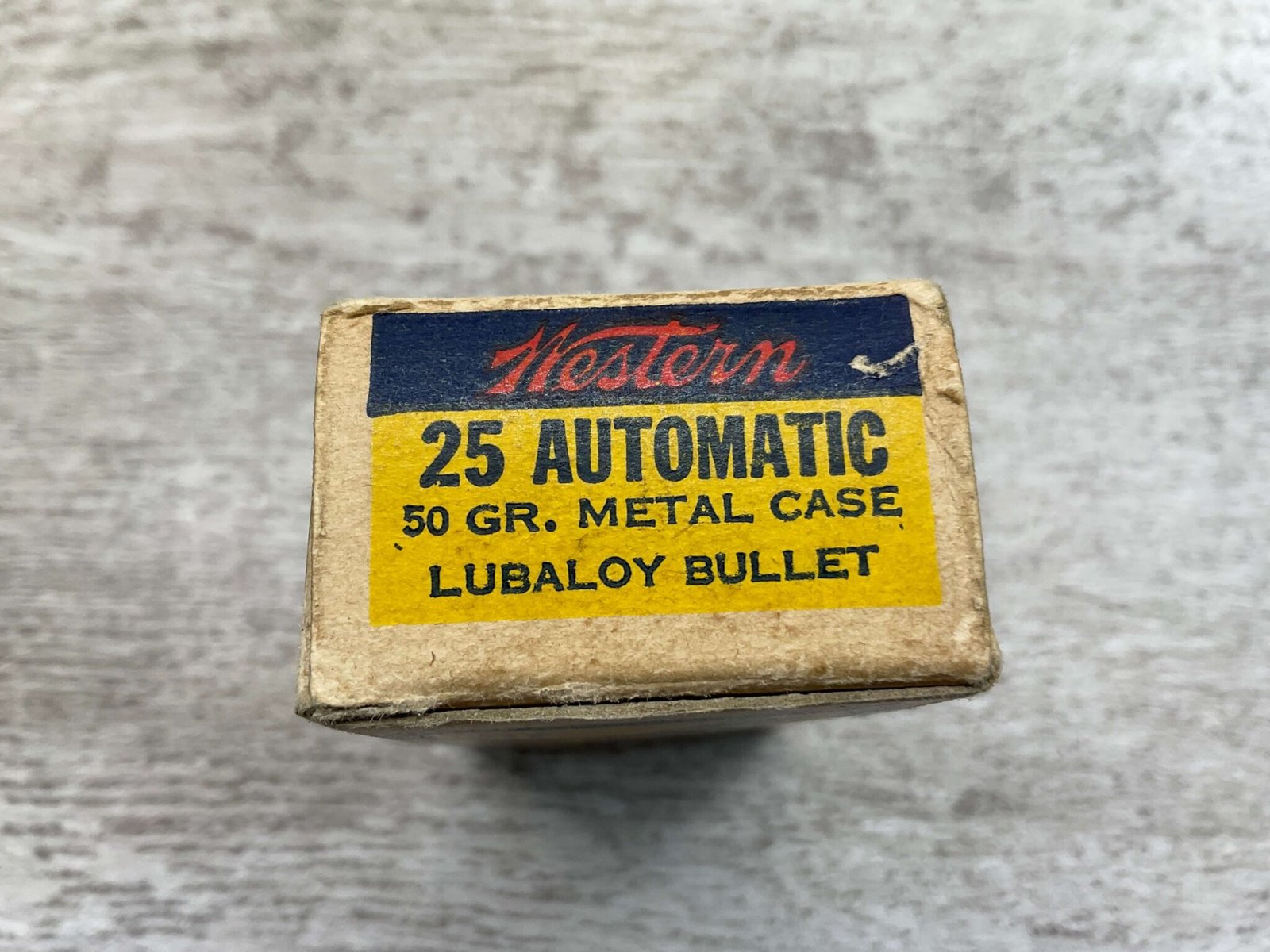 WESTERN "BULLSEYE TARGET" LOGO BOX 25 AUTO