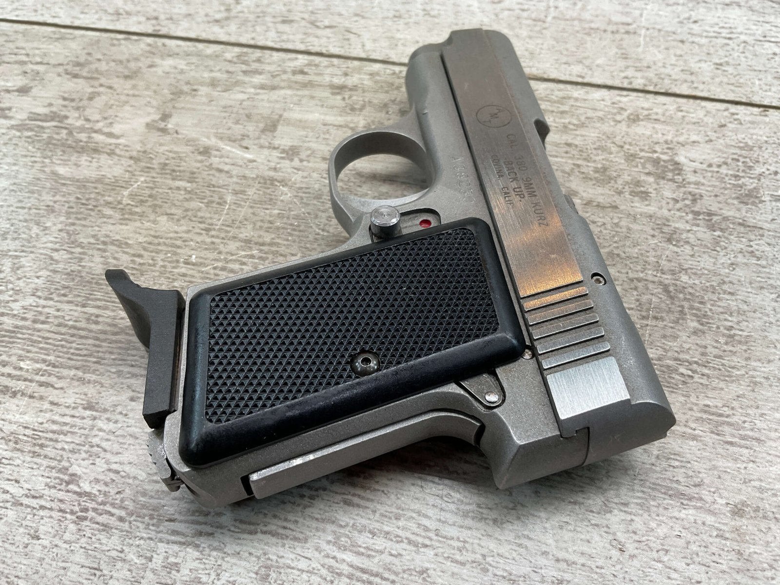 AMT BACK UP .380ACP SEMI AUTO STAINLESS STEEL PISTOL
