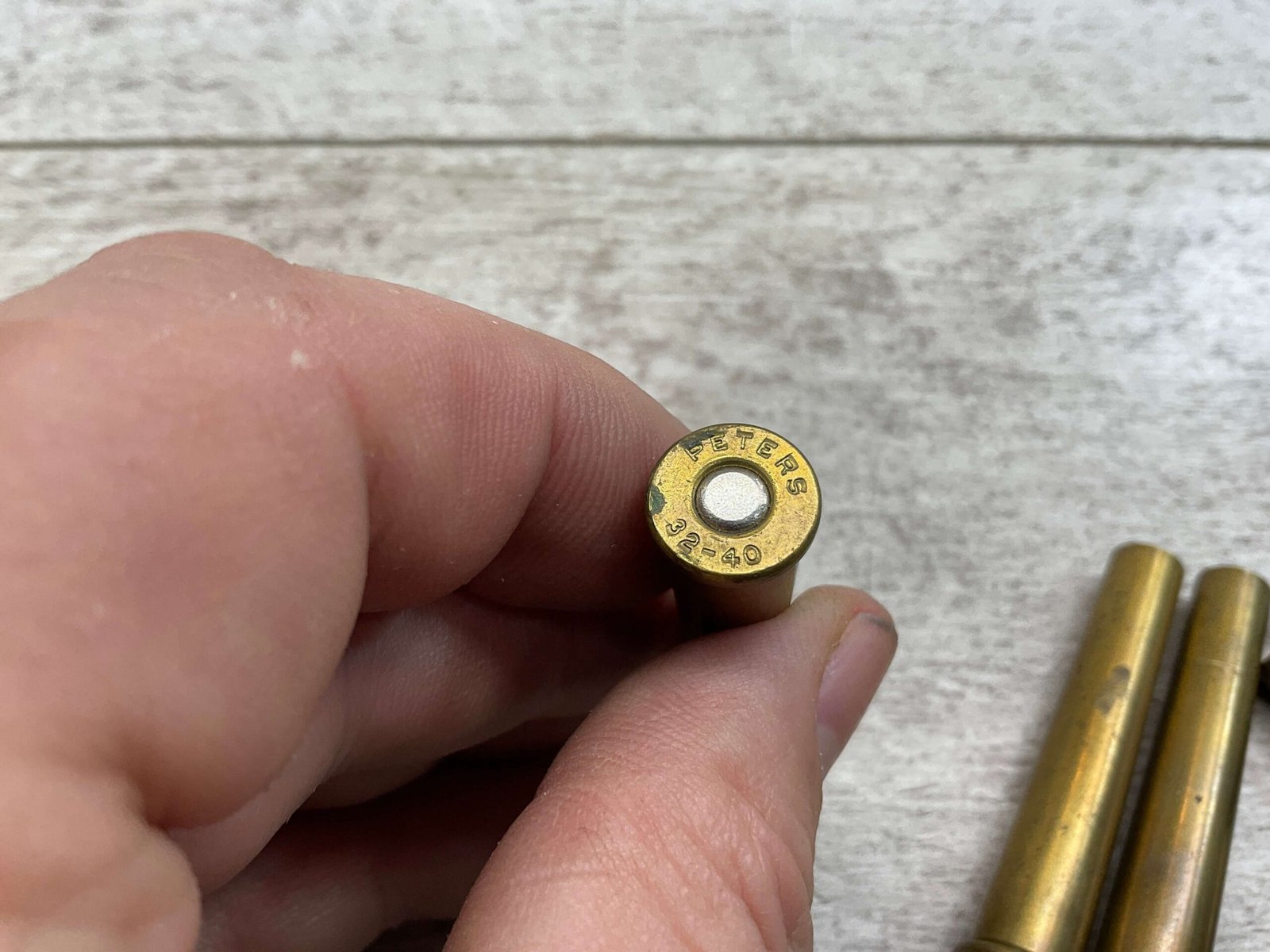 32-40 WCF PRIMED BRASS W/ PATCH BULLETS AMMUNITION - Checkpoint Charlie's