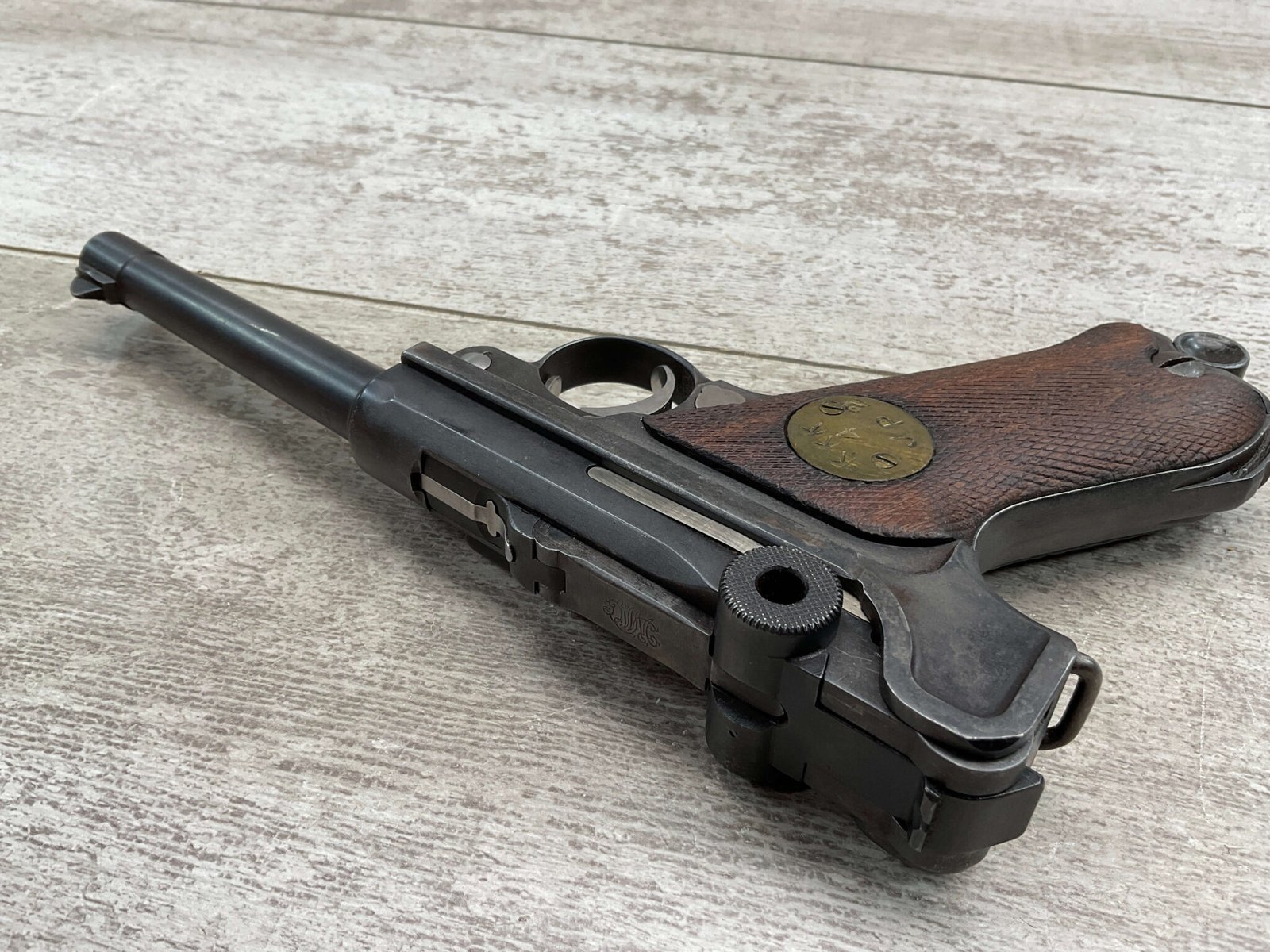 DWM LUGER P08 FINNISH CAPTURE REWORKED SEMI AUTO PISTOL - Checkpoint ...