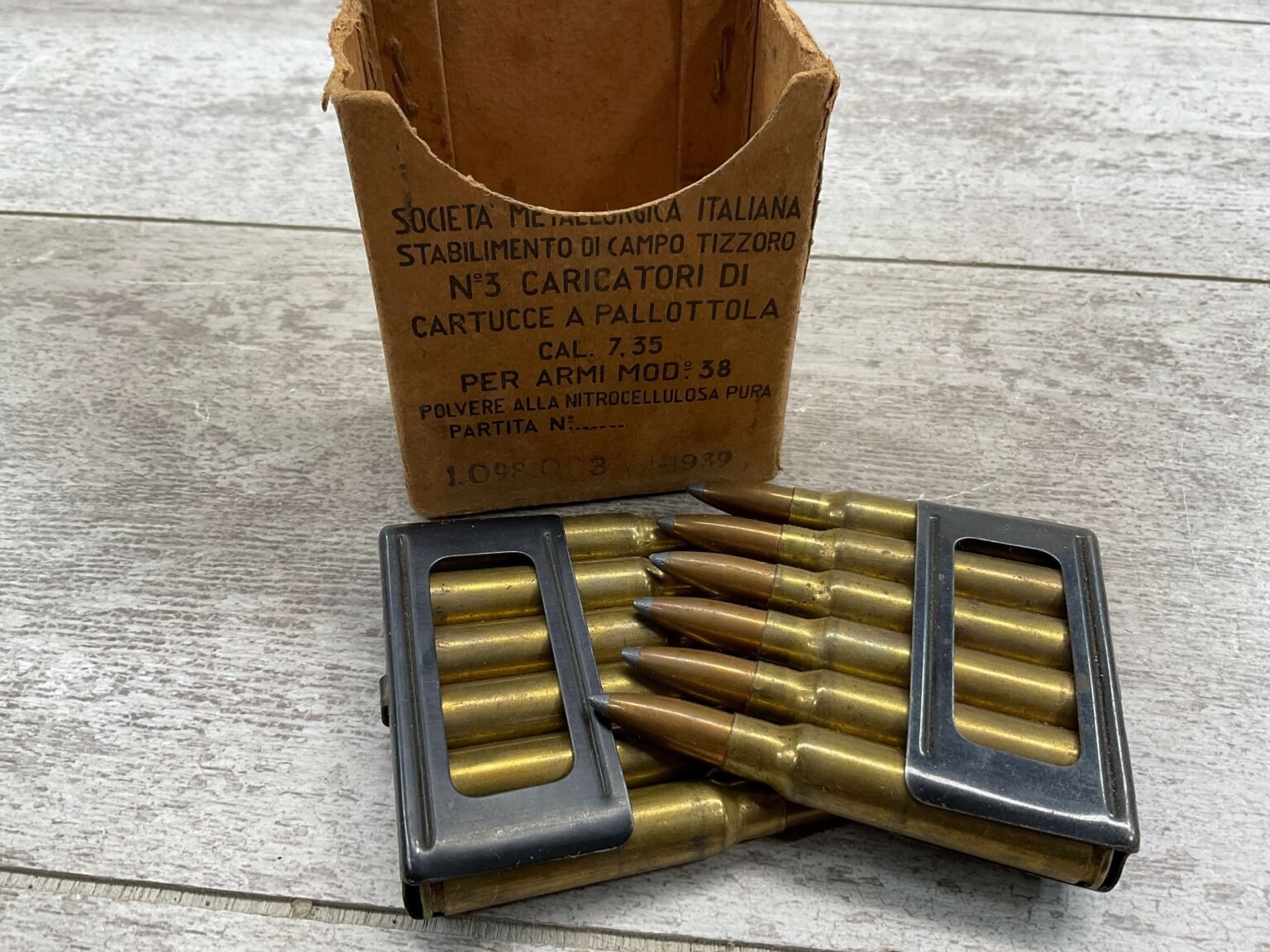 ITAILIAN CARCANO 7.35X51 AMMUNITION - Checkpoint Charlie's