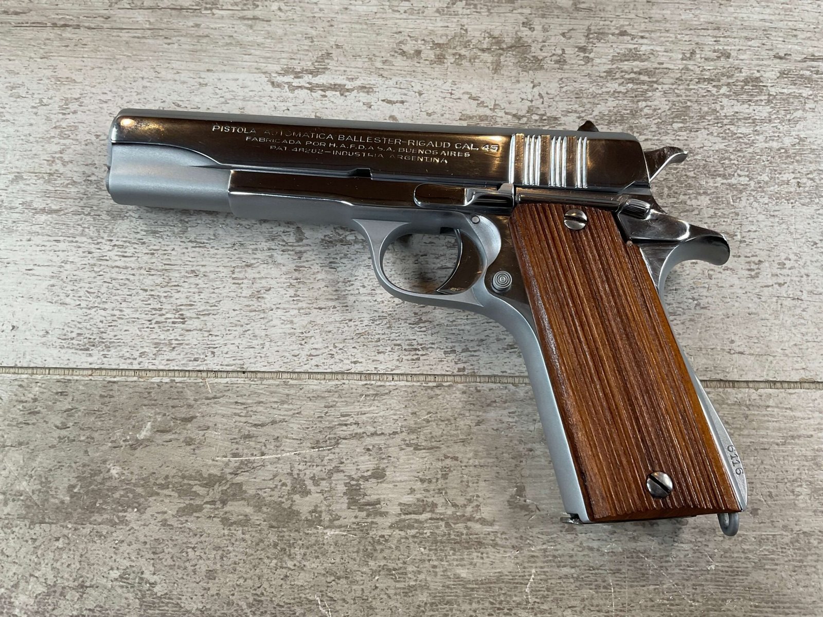 BALLESTER-RIGUAD MODEL 1927 45 ACP SEMI-AUTOMATIC PISTOL - Checkpoint ...