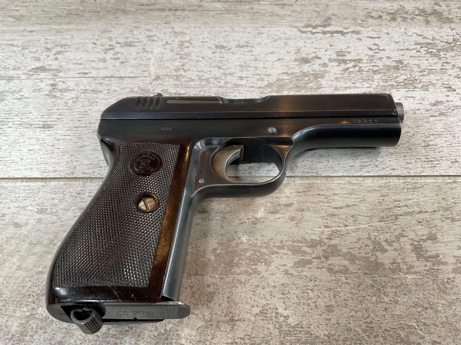 CZECH CZ27 PISTOLE MODELL 27 NAZI MARKED PISTOL - Checkpoint Charlie's