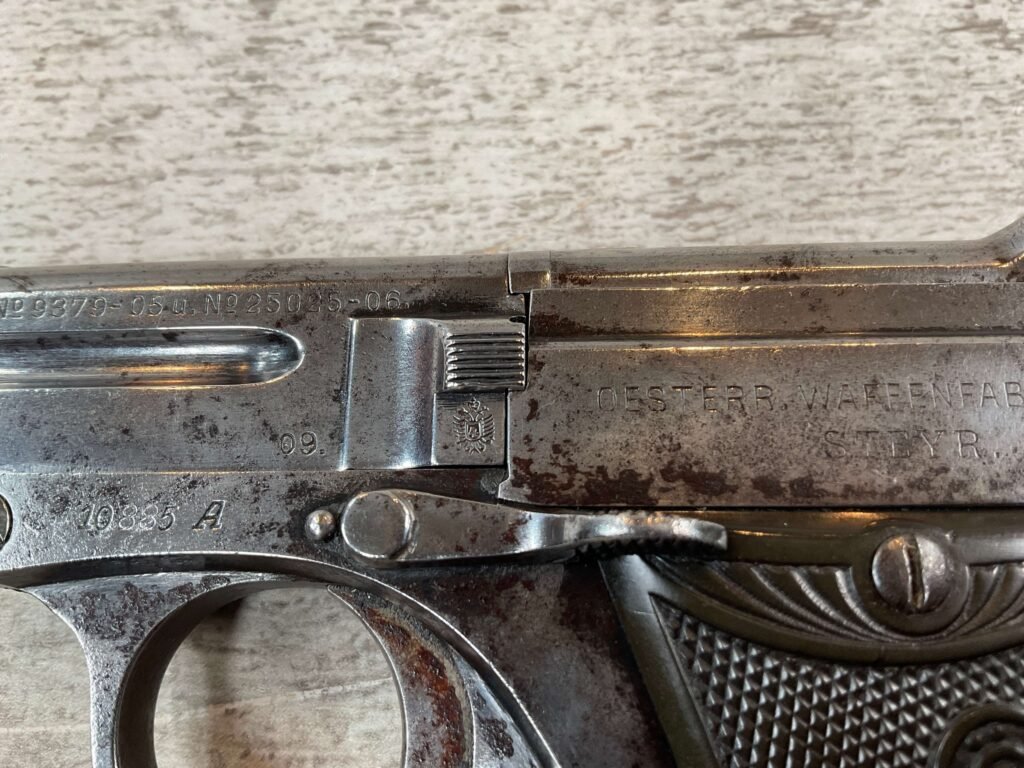 STEYR PIEPER MODEL 1908 .25 AUTO SEMI AUTO VEST/POCKET PISTOL