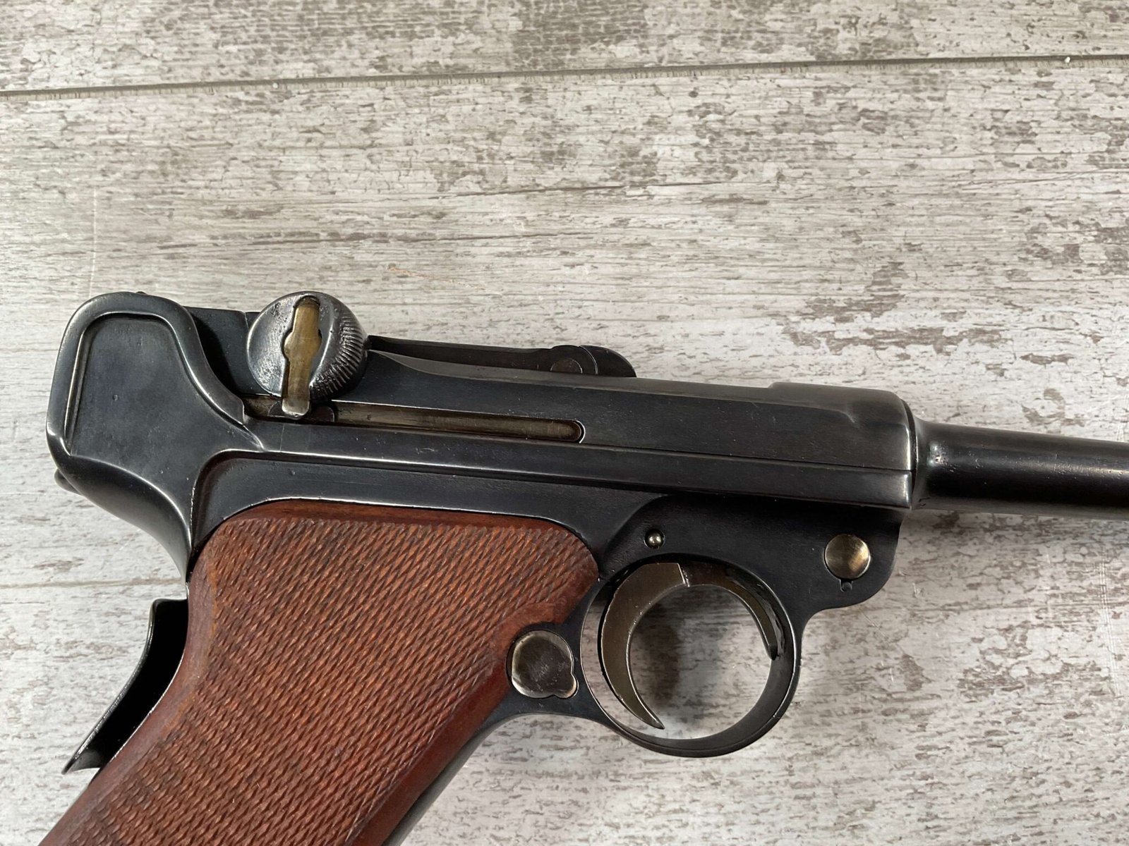 DWM LUGER P08 1900 COMMERCIAL .30 LUGER SEMI AUTO PISTOL, REFINISHED ...