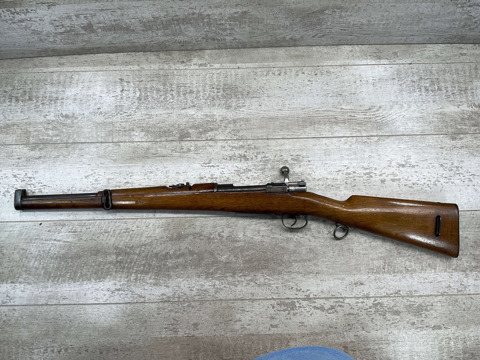 SPANISH OVIEDO MODEL 1895 CARBINE 7X57 MAUSER BOLT ACTION RIFLE ...