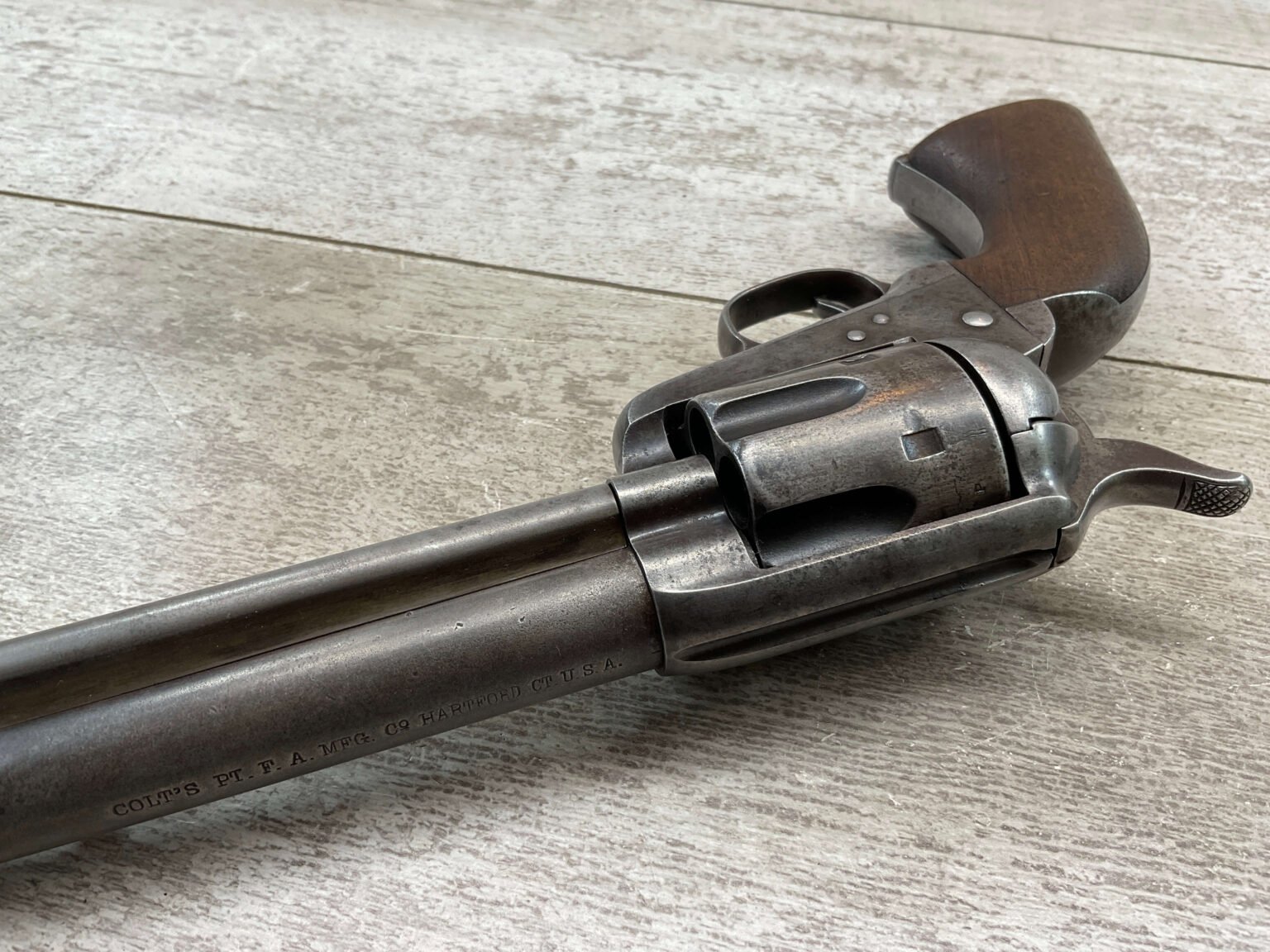 COLT SA ARMY MODEL 1873 PEACEMAKER .45 CAVALRY REVOLVER, VERY RARE ...