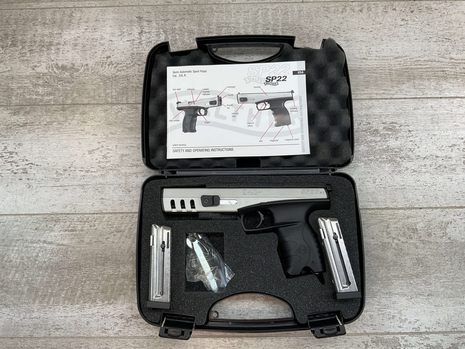 WALTHER SP22 M2 COMPETITION STYLE PISTOL - Checkpoint Charlie's