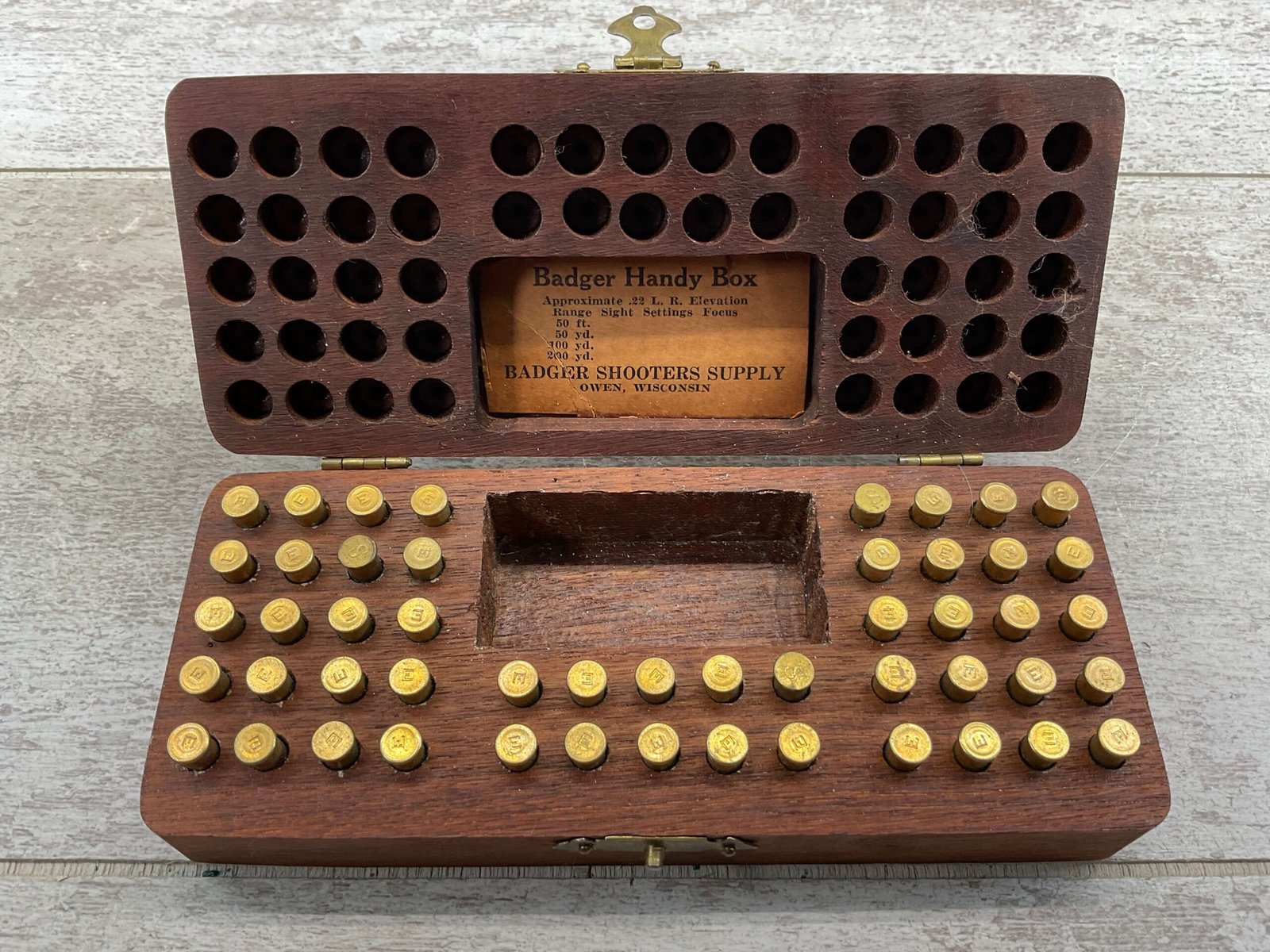 BADGER SHOOTERS SUPPLY .22 CAL HANDY BOX,BADGER SHOOTERS SUPPLY .22 CAL ...