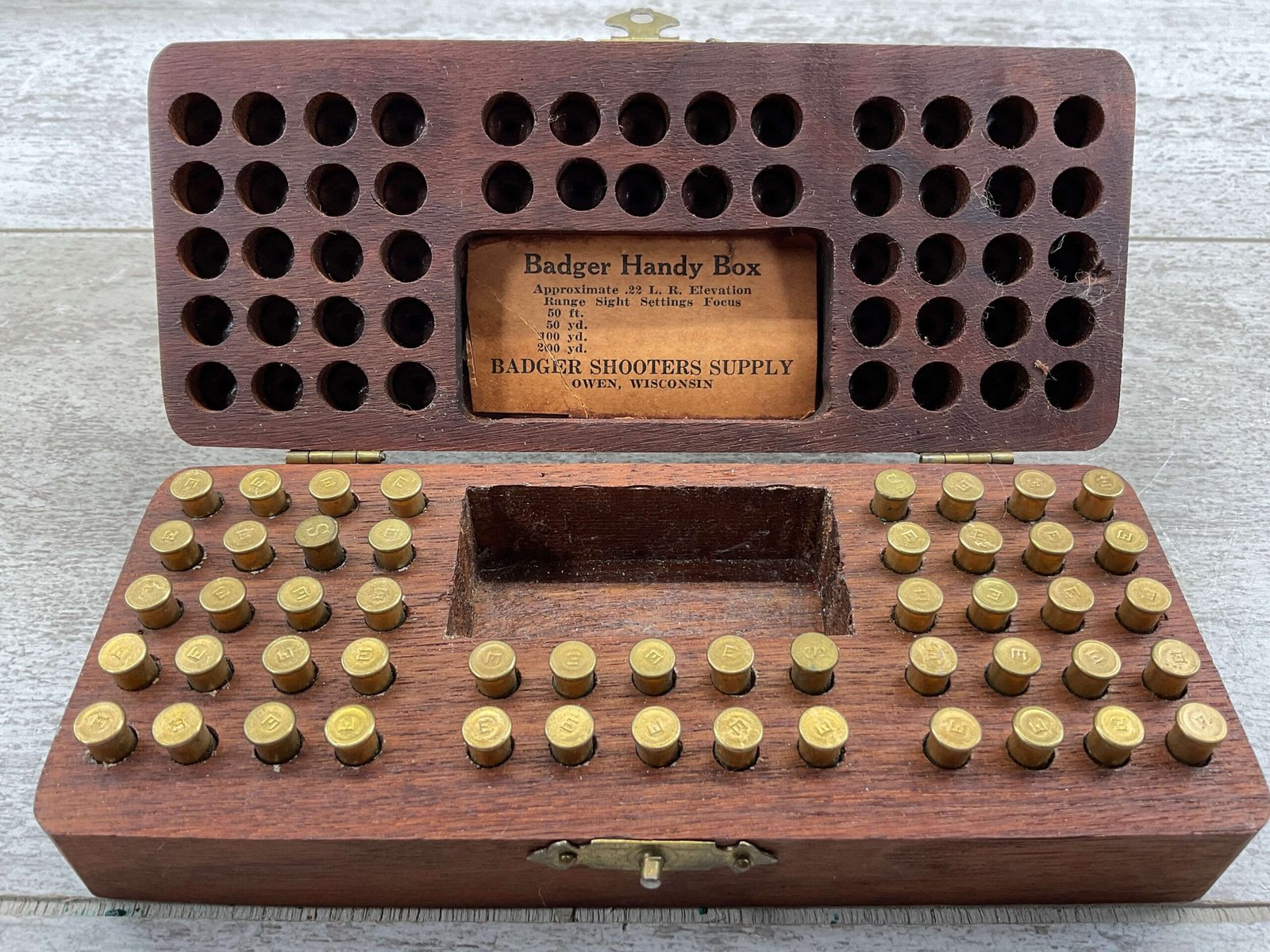 BADGER SHOOTERS SUPPLY .22 CAL HANDY BOX,BADGER SHOOTERS SUPPLY .22 CAL ...