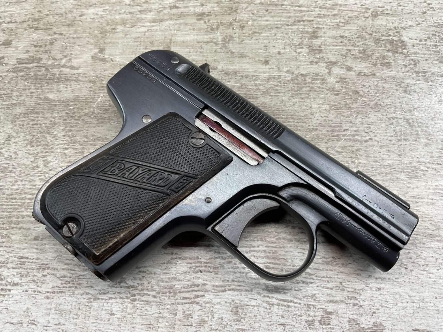 BAYARD MODEL 1908 .25ACP/6.35 SEMI-AUTO PISTOL, MINTY - Checkpoint ...