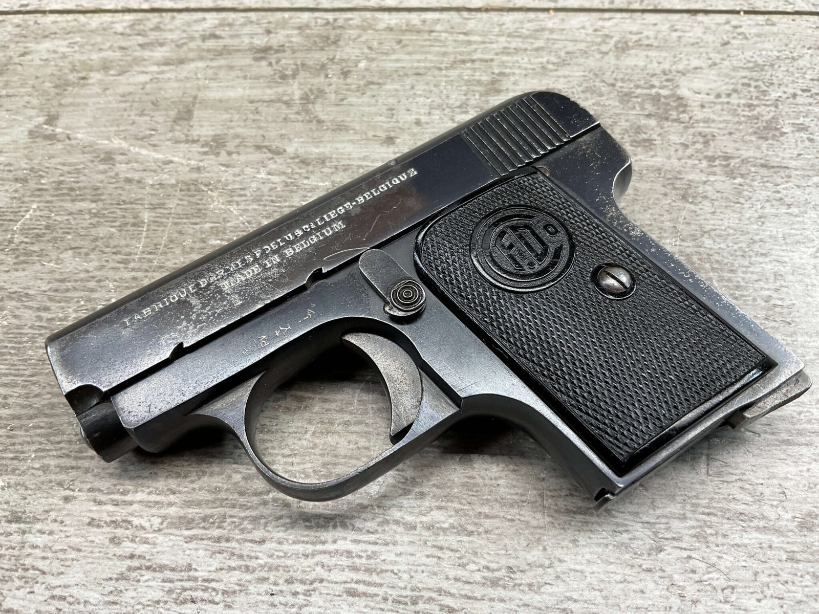 FABRIQUE D'ARMES F.DELU 6.35MM / 25ACP POCKET SEMI AUTO PISTOL ...