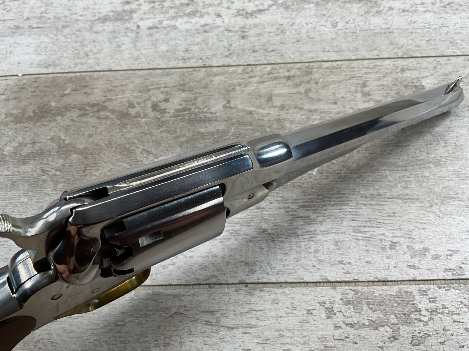 F.LLI PIETTA .44 CAL 1858 NEW MODEL ARMY STAINLESS BLACK POWDER ...