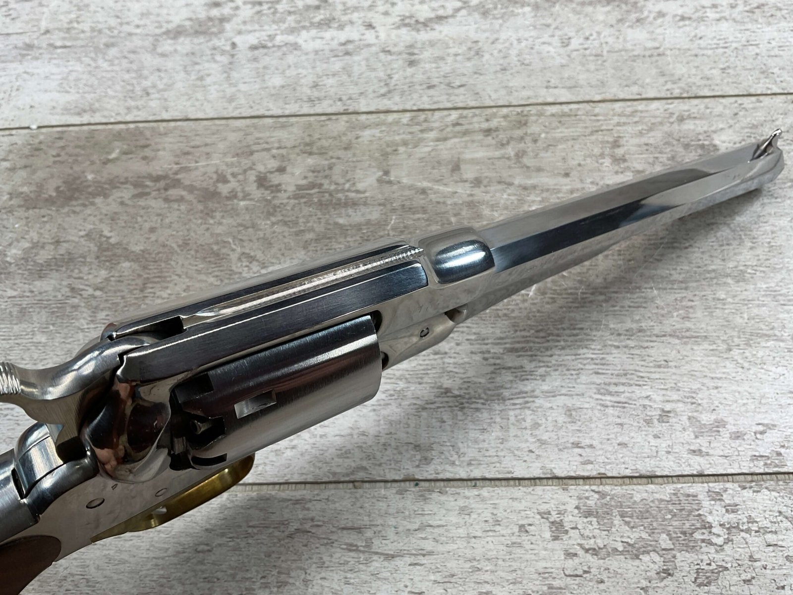 F.LLI PIETTA .44 CAL 1858 NEW MODEL ARMY STAINLESS BLACK POWDER ...