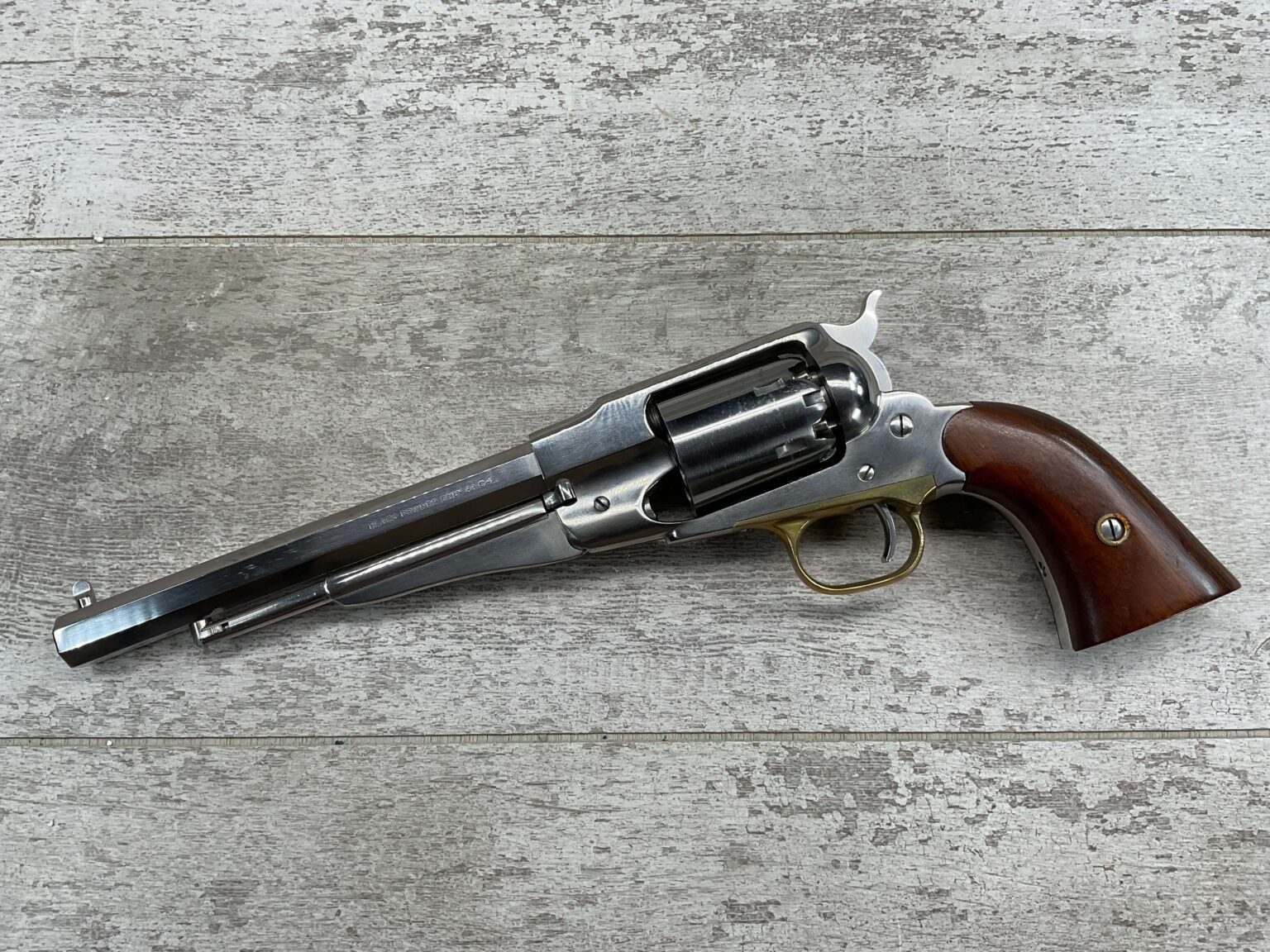 F.LLI PIETTA .44 CAL 1858 NEW MODEL ARMY STAINLESS BLACK POWDER ...