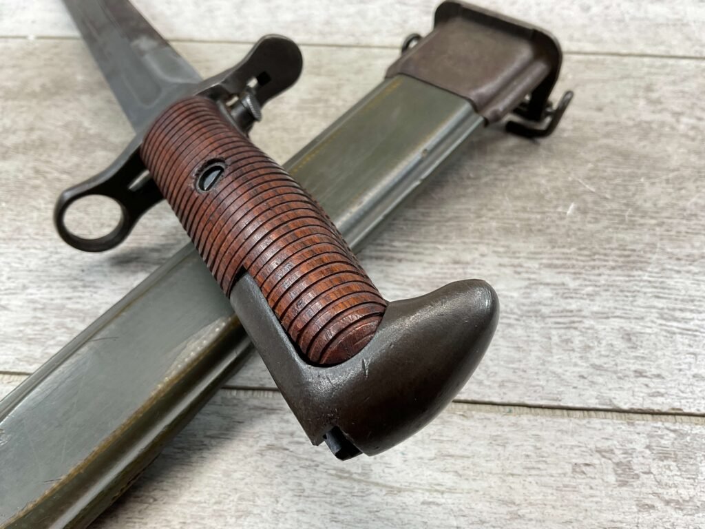 US PAL M1 GARAND BAYONET W/SCABBARD 10" WWII (M1905E1) - Checkpoint ...
