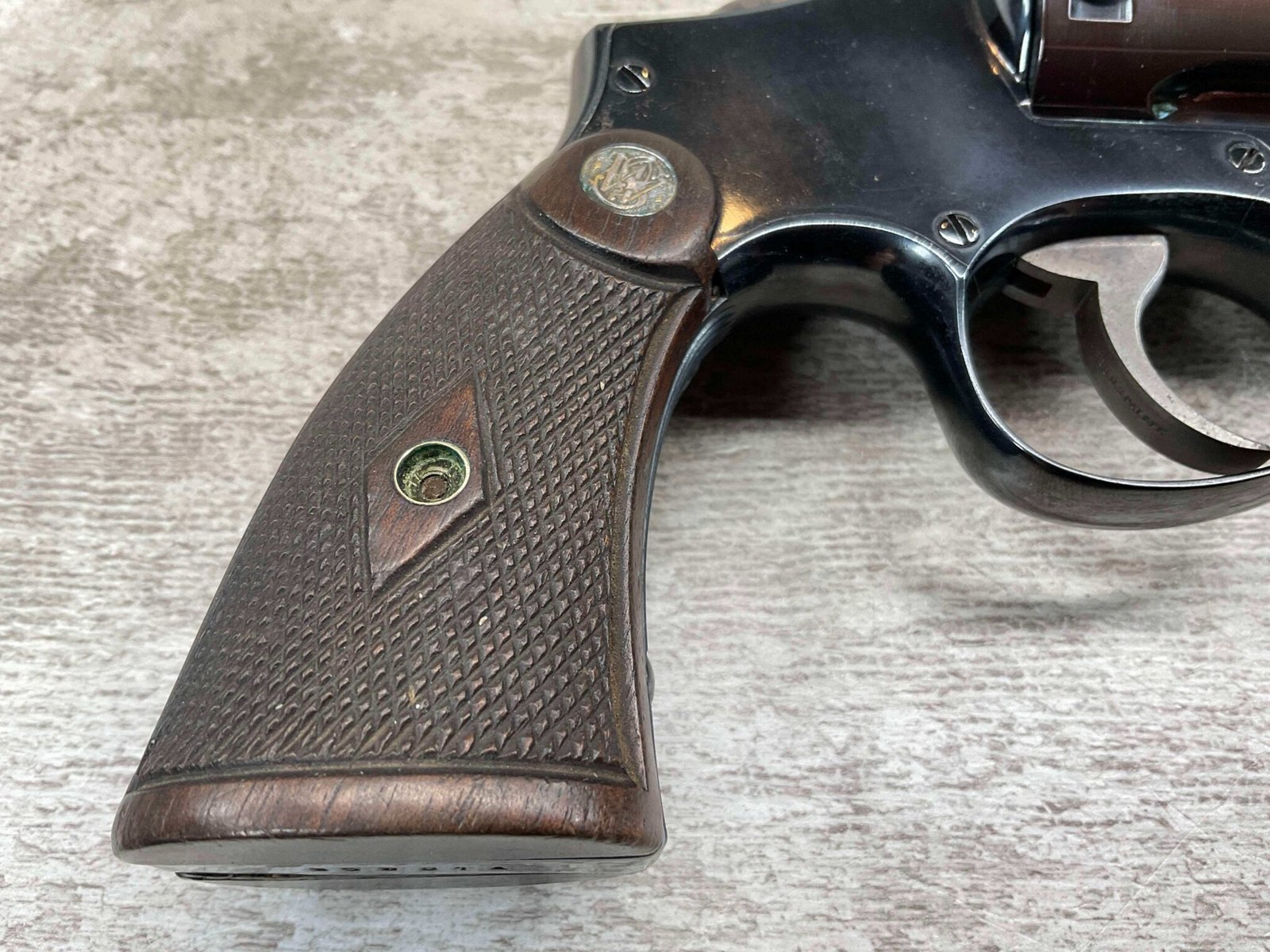 SMITH & WESSON S&W K-22 OUTDOORSMAN 1ST MODEL .22LR DA REVOLVER ...