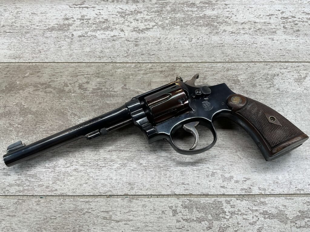 SMITH & WESSON S&W K-22 OUTDOORSMAN 1ST MODEL .22LR DA REVOLVER ...