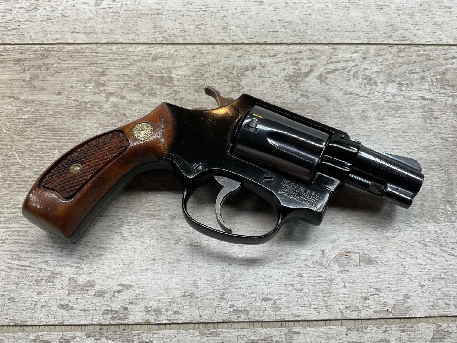SMITH & WESSON S&W MODEL 37 AIRWEIGHT .38 SPECIAL REVOLVER, ORIGINAL ...