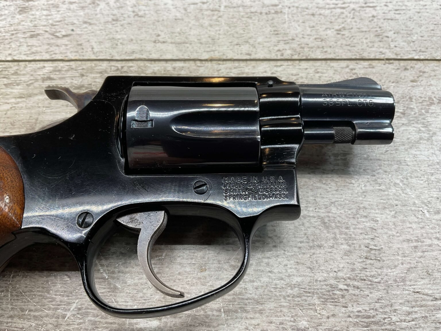 SMITH & WESSON S&W MODEL 37 AIRWEIGHT .38 SPECIAL REVOLVER, ORIGINAL ...