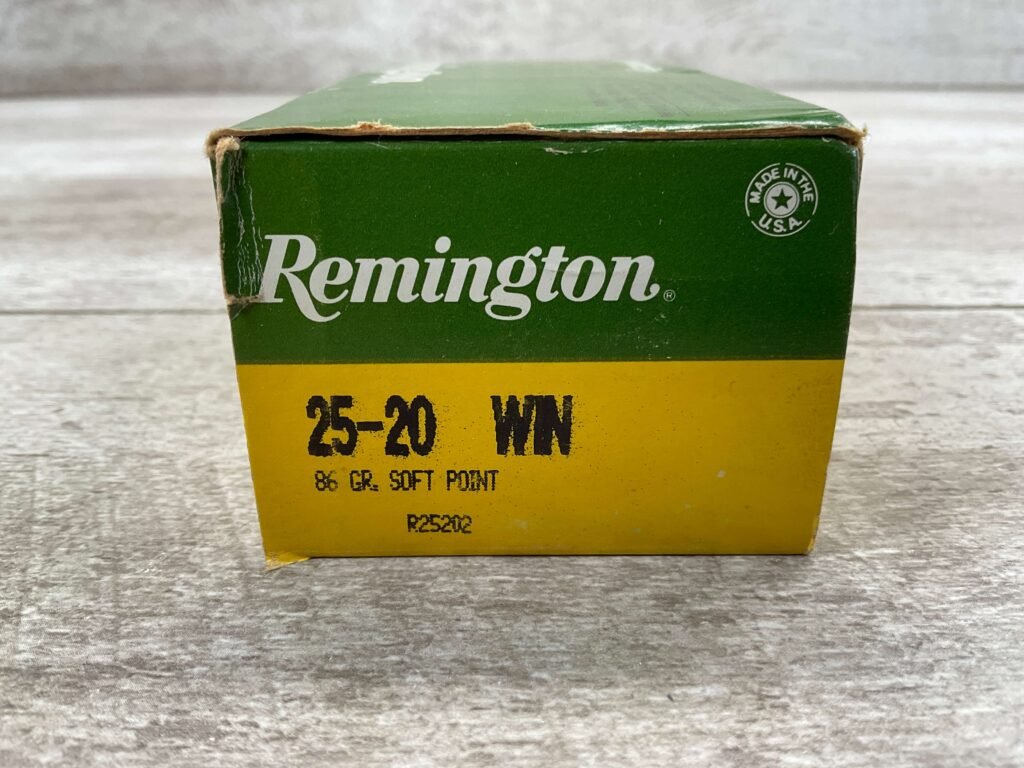 REMINGTON HIGH VELOCITY 25-20 WIN. 86 GR. SOFT POINT, FULL BOX ...