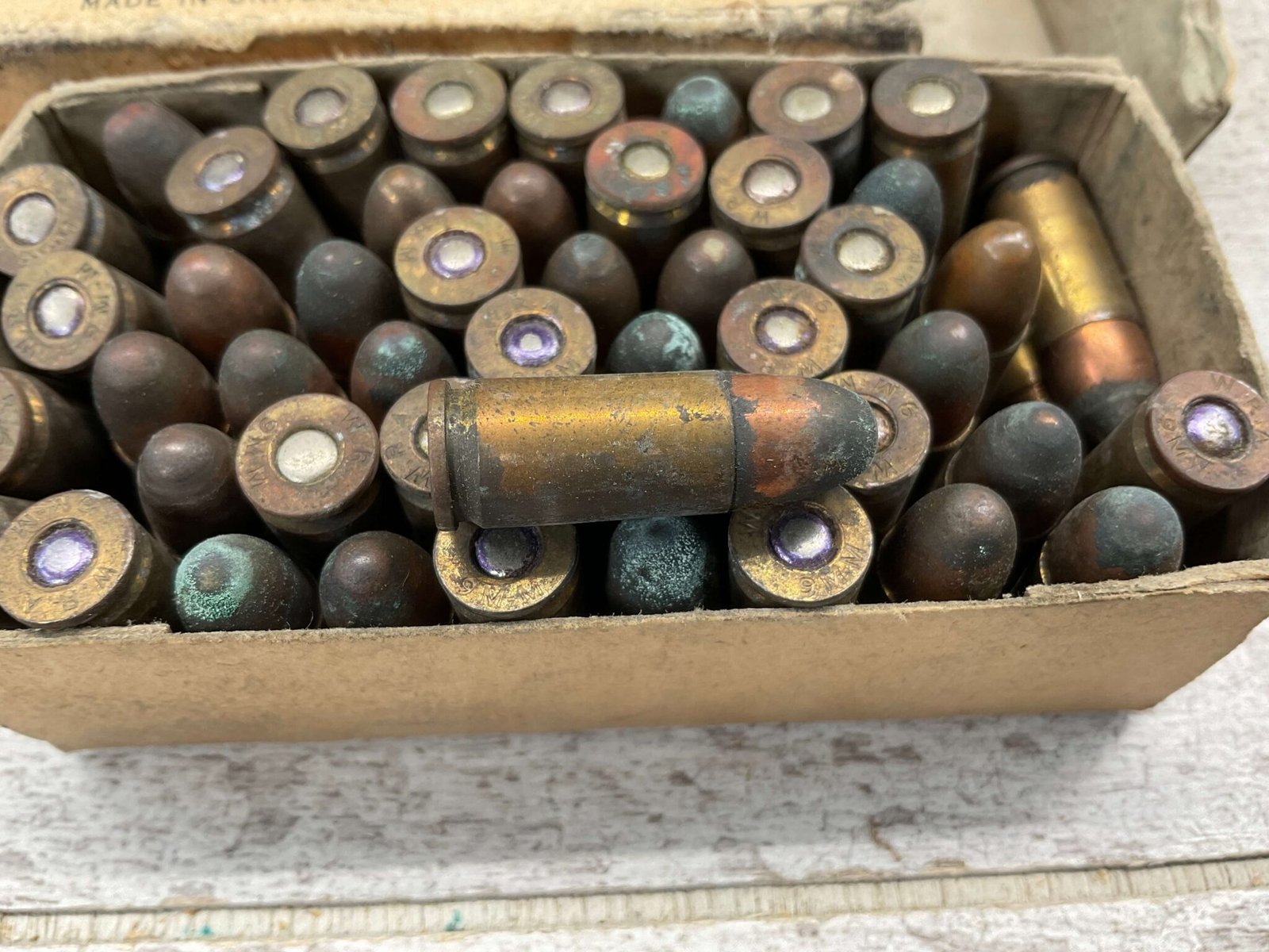 WINCHESTER 9MM PARABELLUM, VINTAGE, FULL BOX - Checkpoint Charlie's