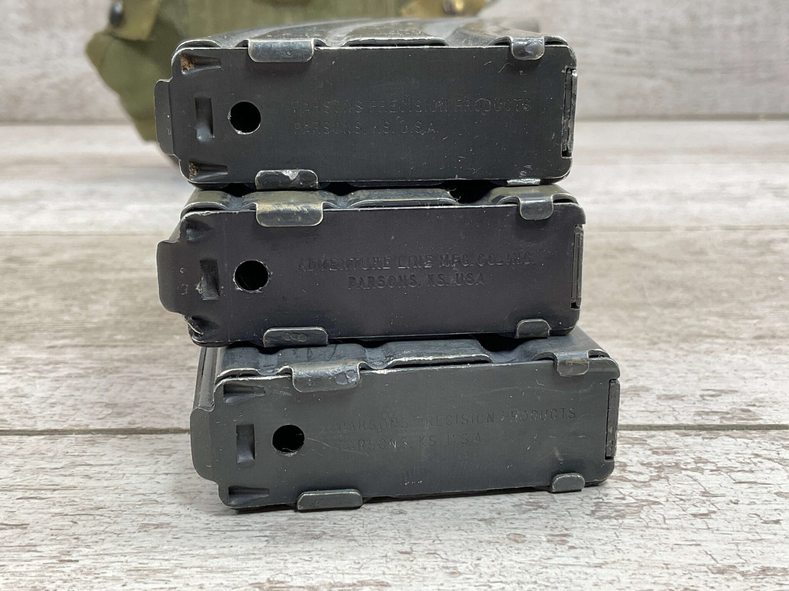 U.S. VIETNAM ERA M16 MAGAZINE & GRENADE POUCH, CONTAINS 3 MAGS & 2 ...