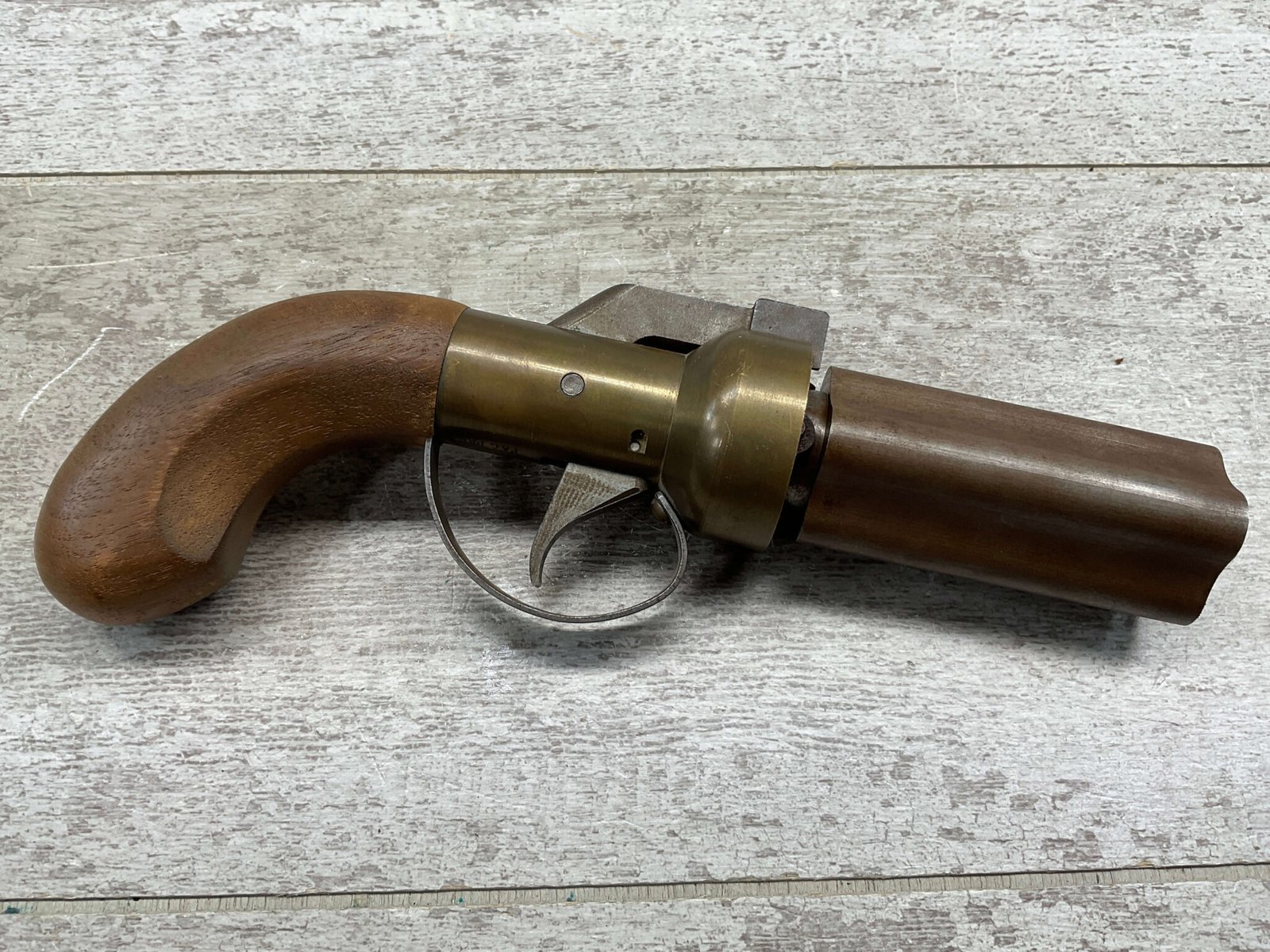 CMC 4-SHOT .36 CAL PERCUSSION PEPPERBOX REVOLVER - Checkpoint Charlie's