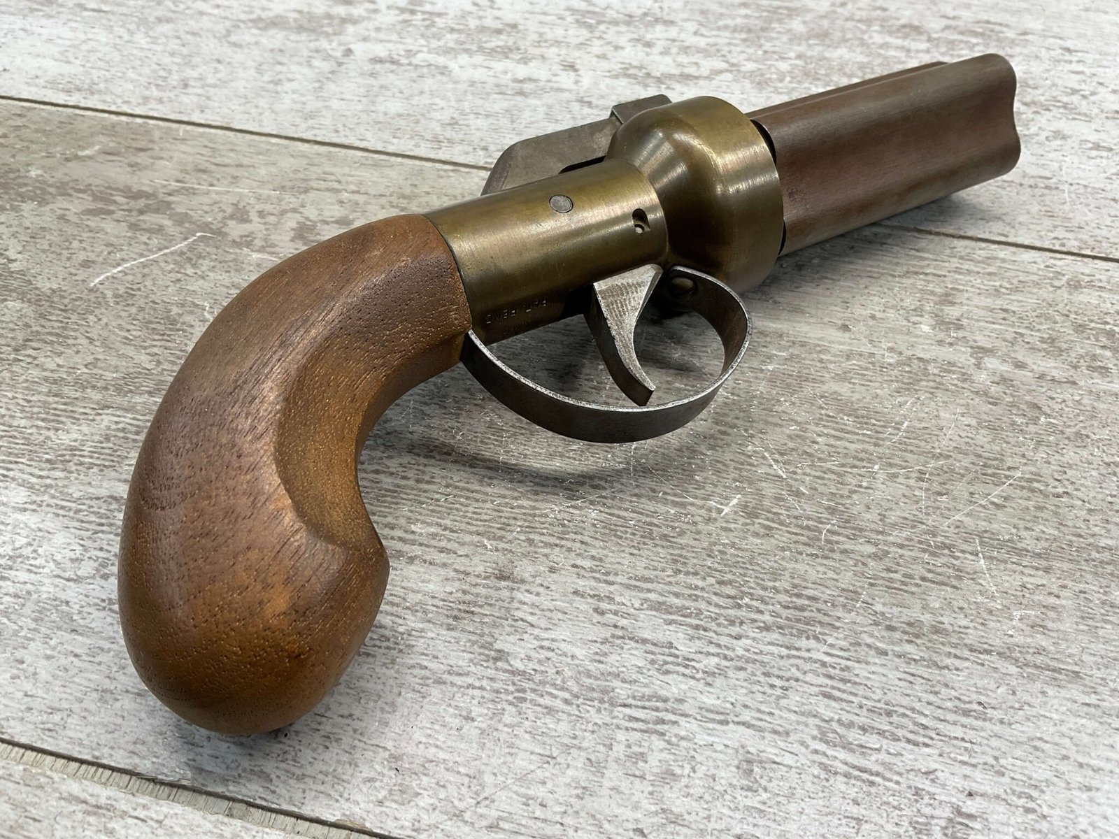 CMC 4-SHOT .36 CAL PERCUSSION PEPPERBOX REVOLVER - Checkpoint Charlie's