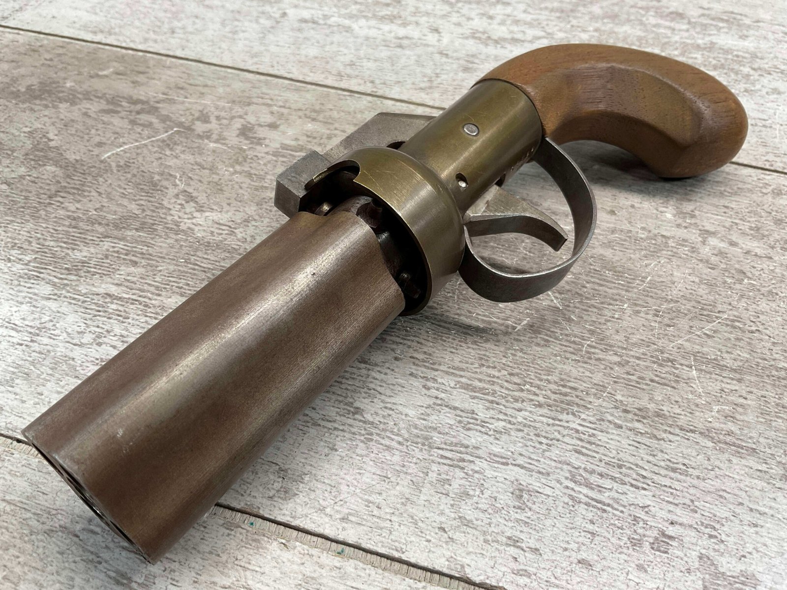 CMC 4-SHOT .36 CAL PERCUSSION PEPPERBOX REVOLVER - Checkpoint Charlie's