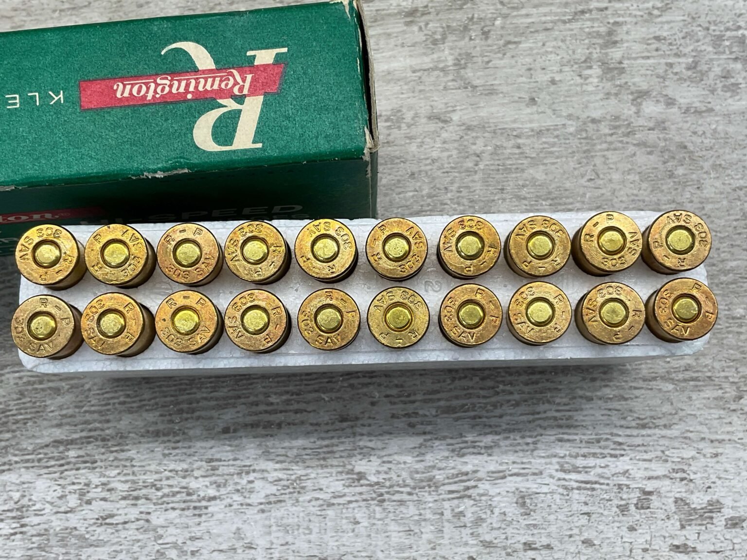 REMINGTON 303 SAVAGE 180 GRAIN SP CORE-LOKT, 20/BOX AMMO, VINTAGE ...