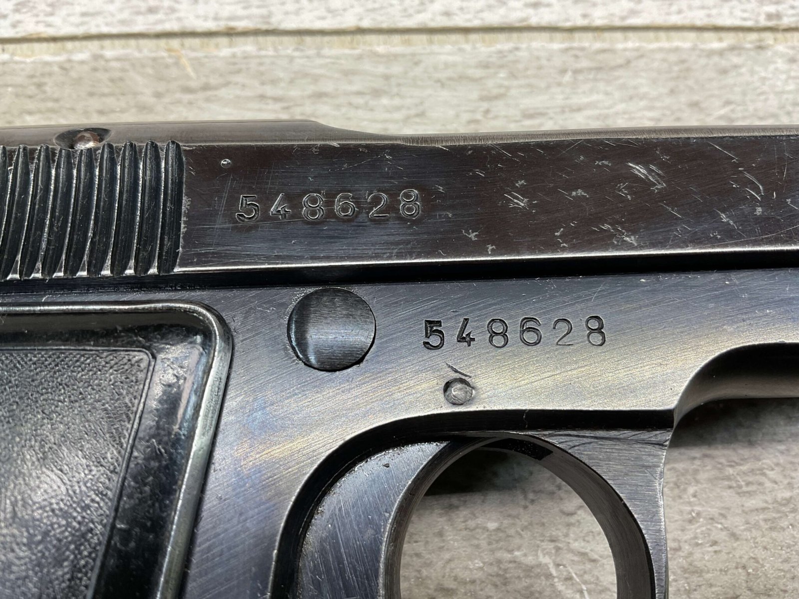 BERETTA M1935 7.65 CAL SEMI AUTO PISTOL "4UT" MARKED GERMAN ARMY ISSUED ...