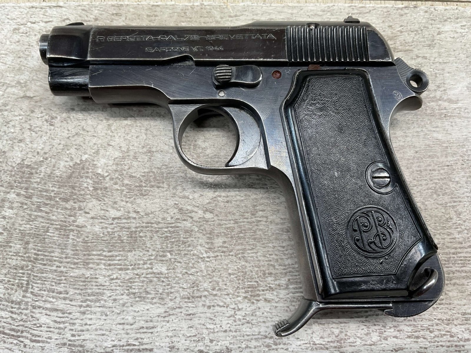 BERETTA M1935 7.65 CAL SEMI AUTO PISTOL "4UT" MARKED GERMAN ARMY ISSUED ...