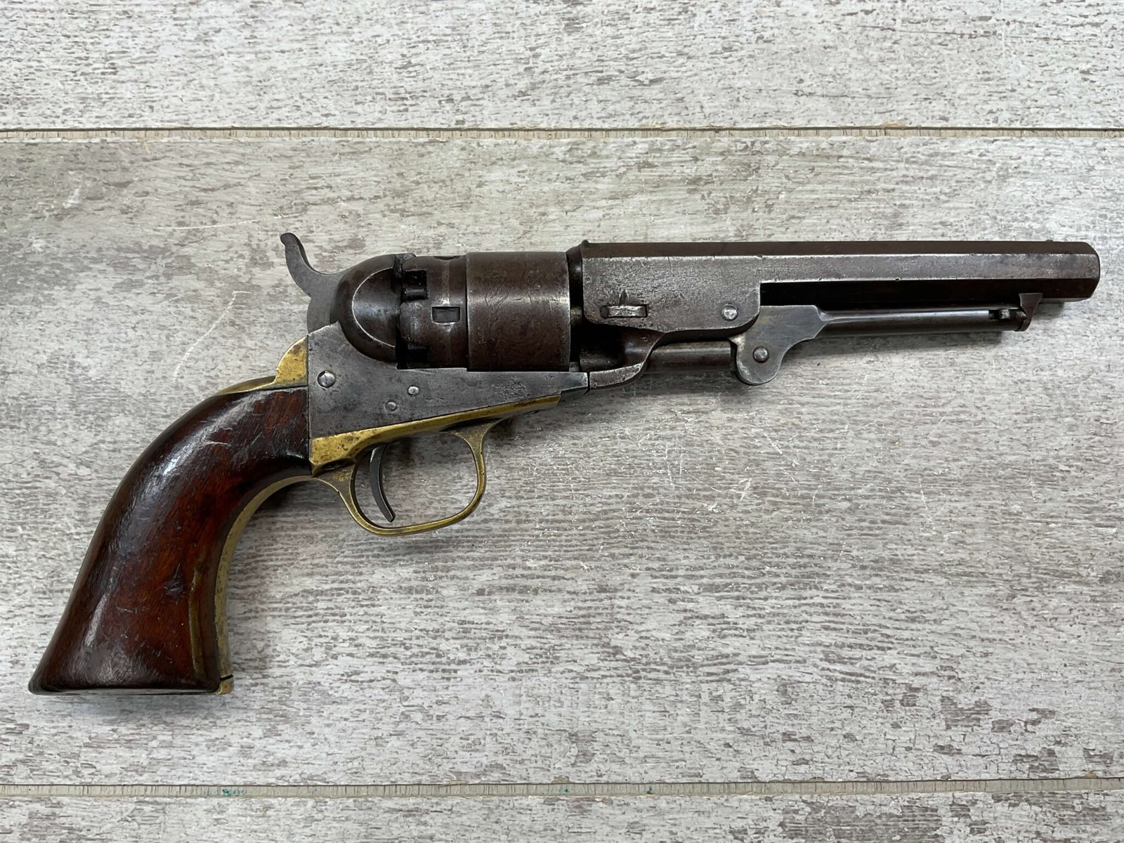 COLT MODEL 1862 POLICE & POCKET PISTOL OF NAVY .36 CAL ANTIQUE REVOLVER ...