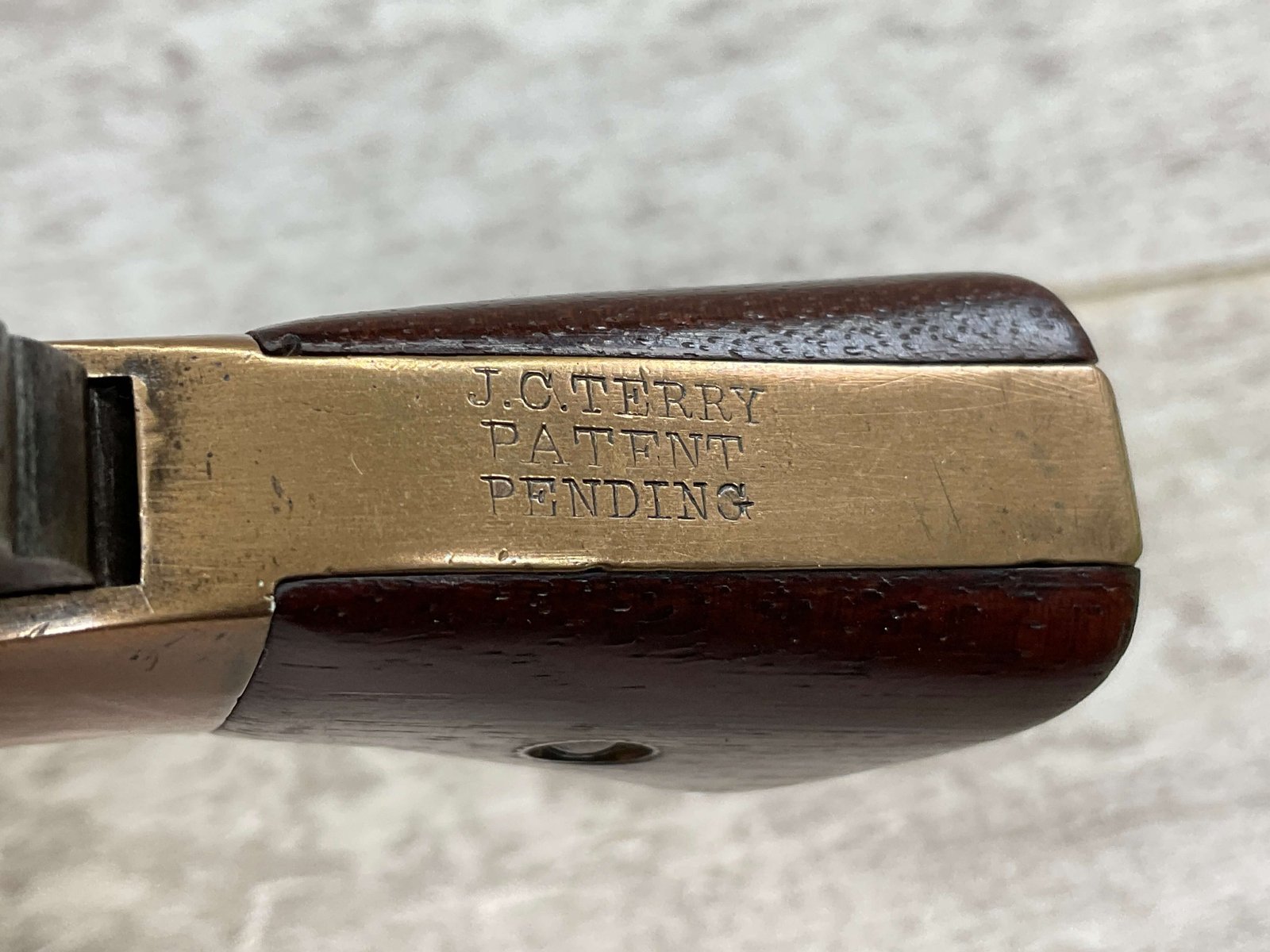 J.C. TERRY DERRINGER SINGLE SHOT POCKET PISTOL, .22 RIMFIRE ...