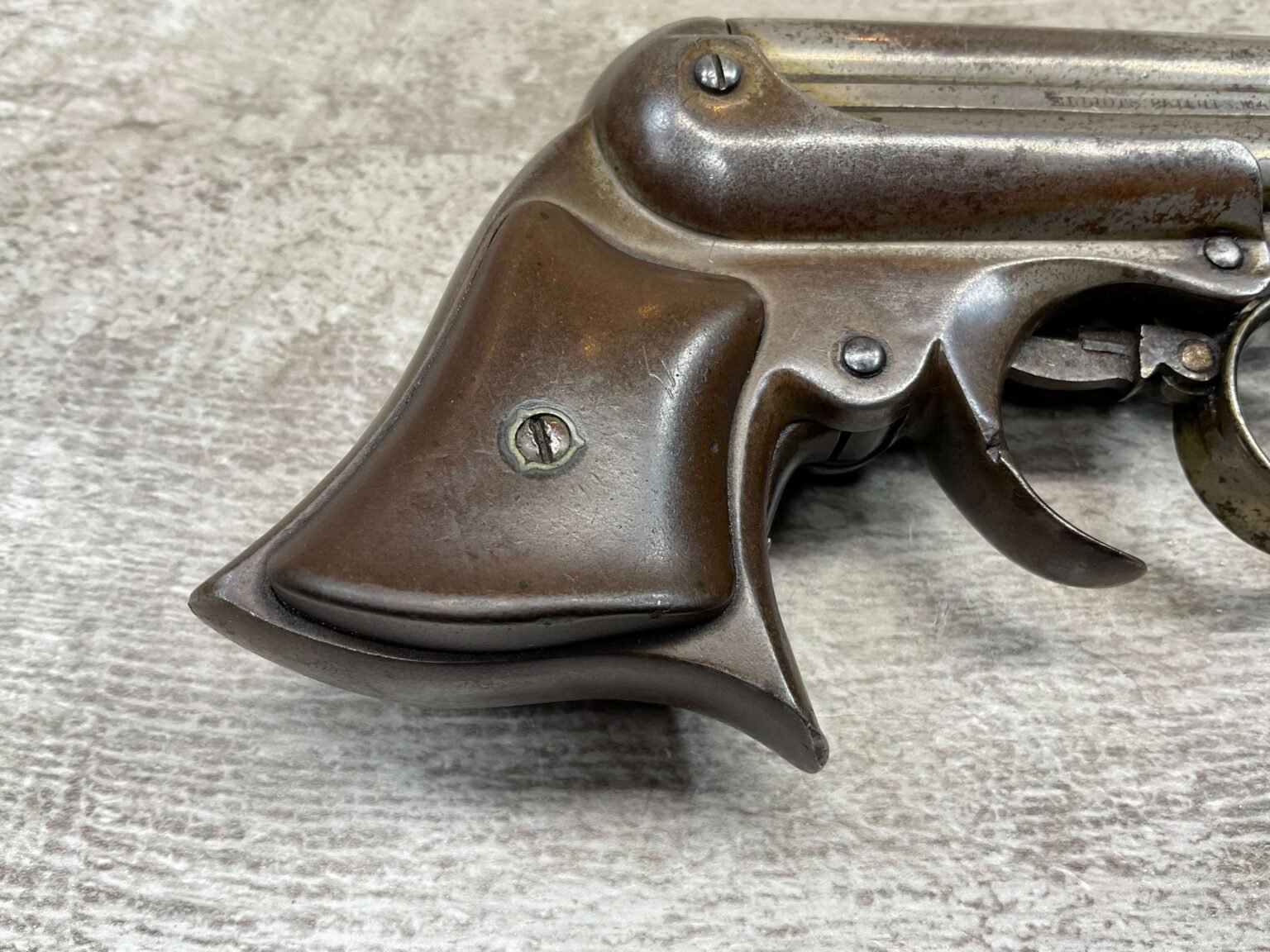 REMINGTON-ELLIOT'S RING TRIGGER 4 BARREL PEPPERBOX TIP-UP PISTOL, .32 ...