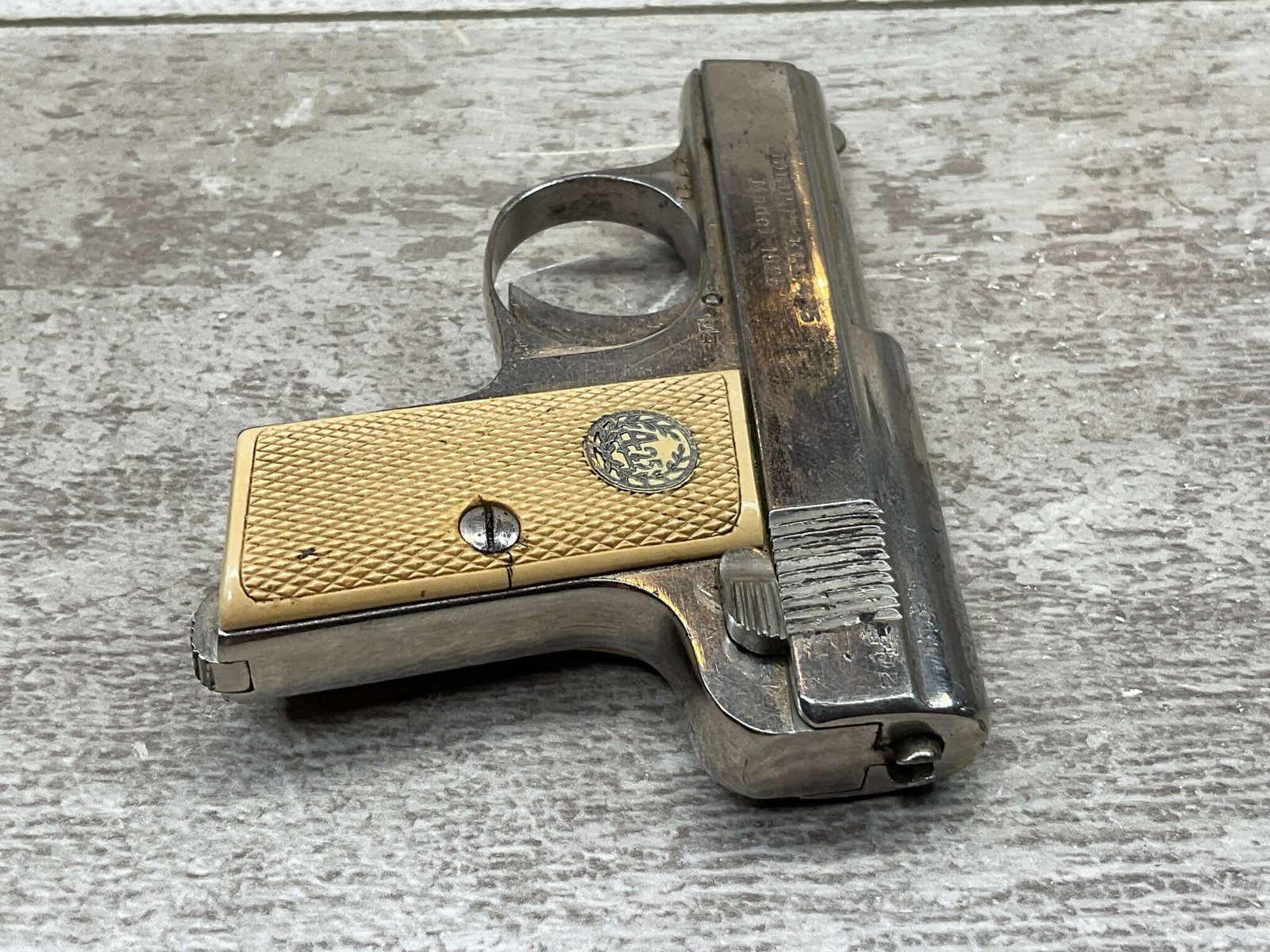AUGUST MENZ LILIPUT MODEL 1925, 4.25MM SEMI AUTO PISTOL - Checkpoint ...