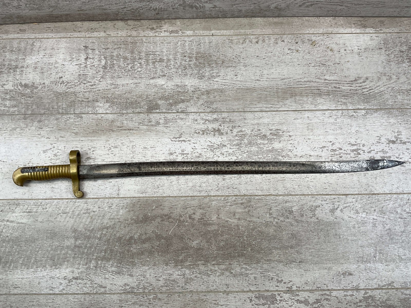 CIVIL WAR 1861 COLLINS BAYONET FOR REM. ZOUAVE RIFLED MUSKET #852 ...