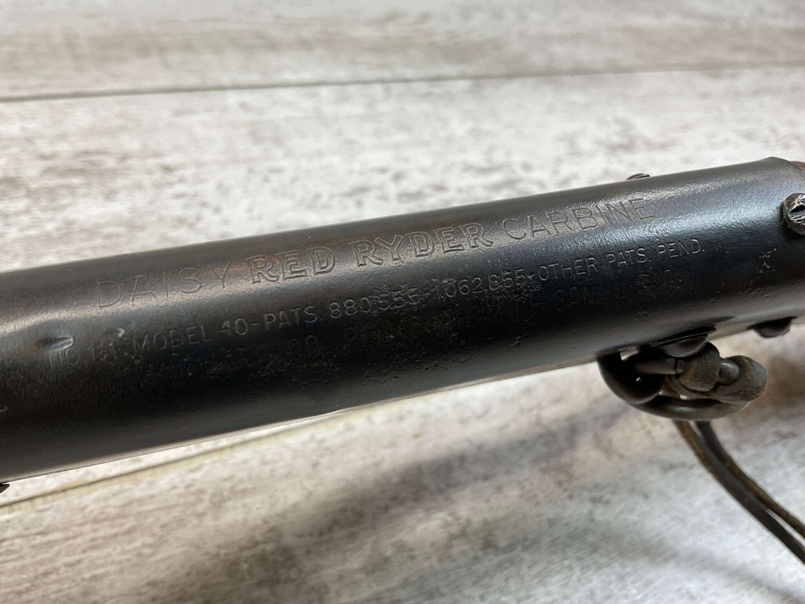 DAISY NO. 111 MODEL 40 RED RYDER AIR RIFLE, VINTAGE, RARE - Checkpoint ...