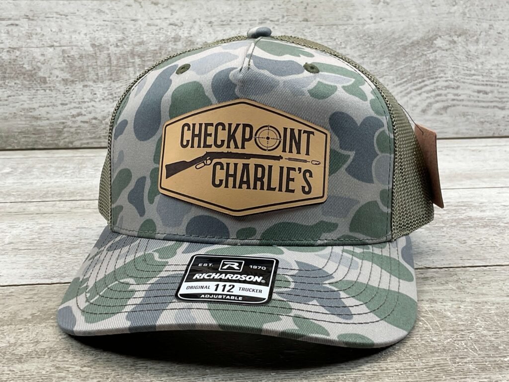 LEATHERING CO. RICHARDSON CUSTOM CHECKPOINT CHARLIE'S MARSH DUCK CAMO ...