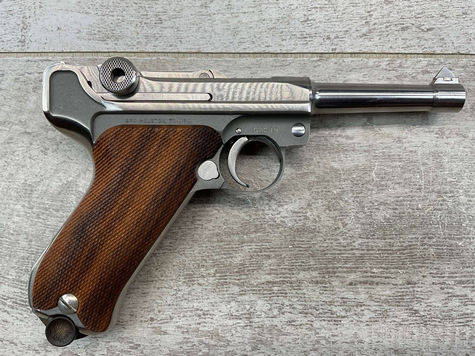 STOEGER AMERICAN EAGLE STAINLESS LUGER P08 9MM PISTOL - Checkpoint ...